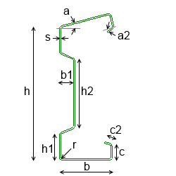 Formcode 125: Cold-Formed Sigma-Plus Section Eaves Beam