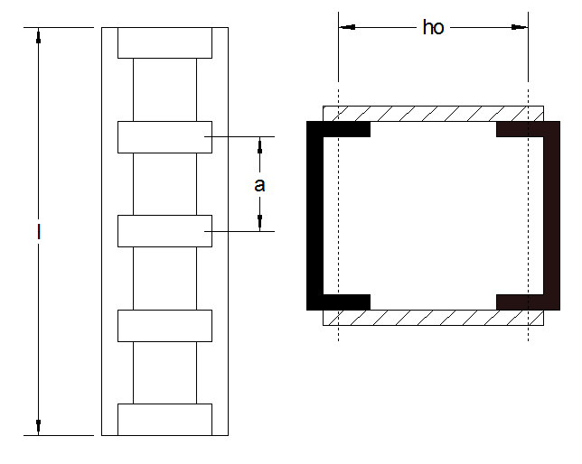 Section check of single batten