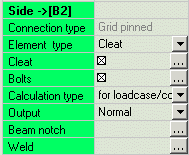 Defining a new grid pinned connection