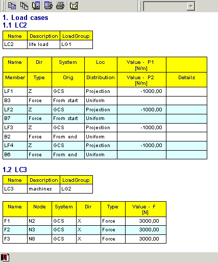 Creating the repeating tables
