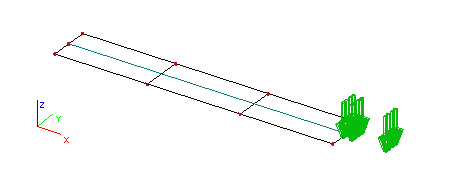 Sample input of a load pattern on a track