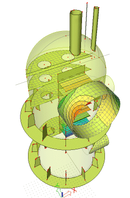 Intersection of two shells