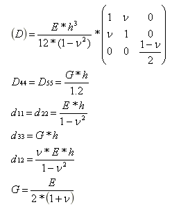 Orthotropic properties of slab members