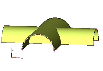 Intersection of two shells