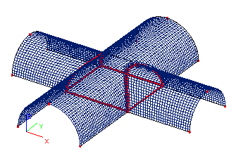 Intersection of two shells