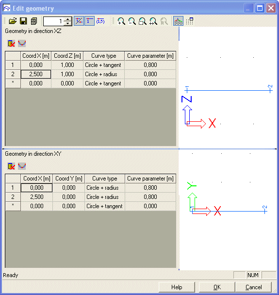 Defining a new source geometry for tendon