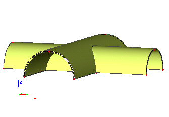Intersection of two shells