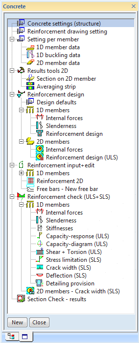 Concrete in SCIA Engineer