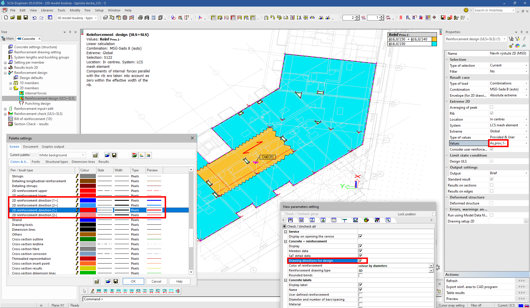 Concrete member data