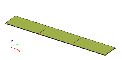 Sample input of a load pattern on a track