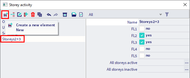 Visibility by storey