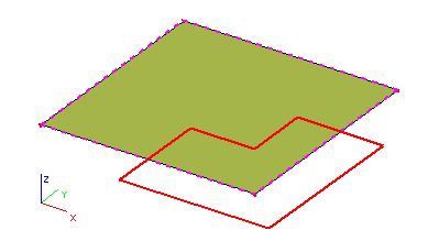 Opening in a slab