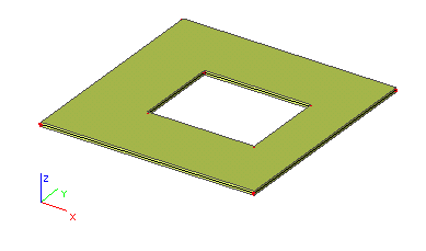 Opening in a slab