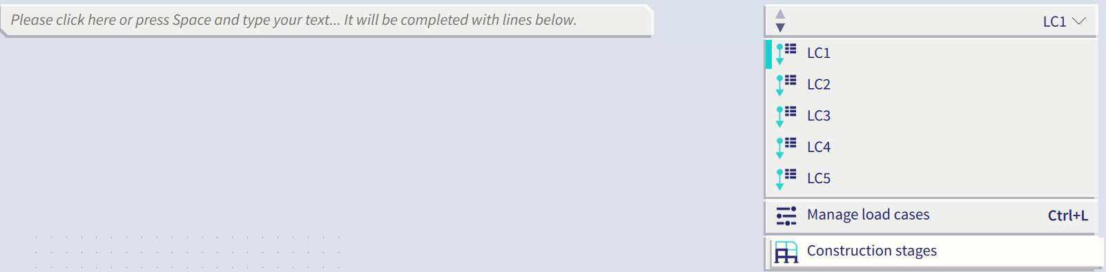Construction stages in Master selector entity