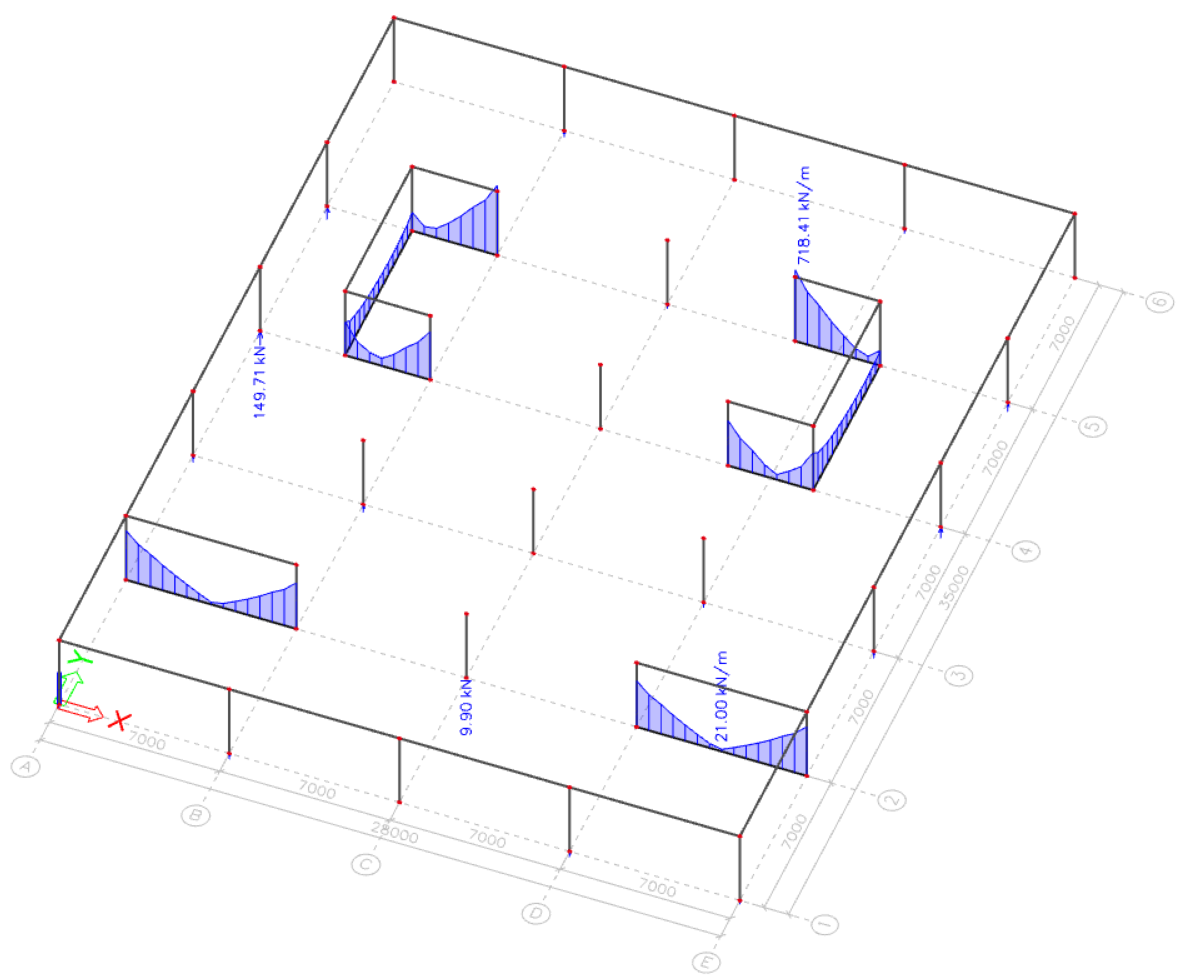 Seismic modal superposition and resultants in SCIA Engineer
